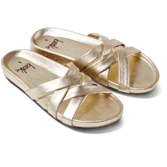 beek | Shoes | Beek Mandarin Platinum Leather Sandals Size 6 | Poshmark